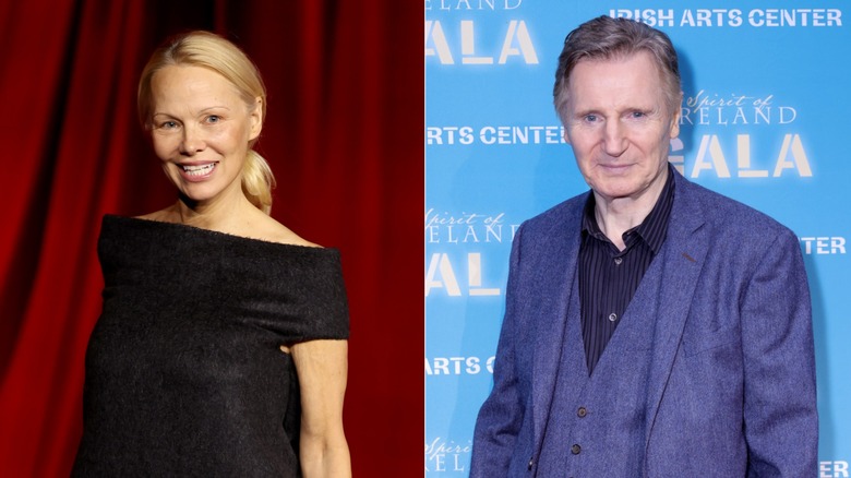 Details About Pamela Anderson's Friendship With Liam Neeson