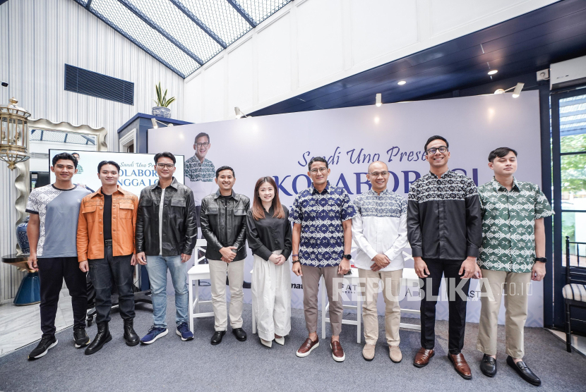 Sandiaga Uno Luncurkan Kolaborasi Bangga Lokal Empat Brand Sandiaga Uno Luncurkan Kolaborasi Bangga Lokal Empat Brand