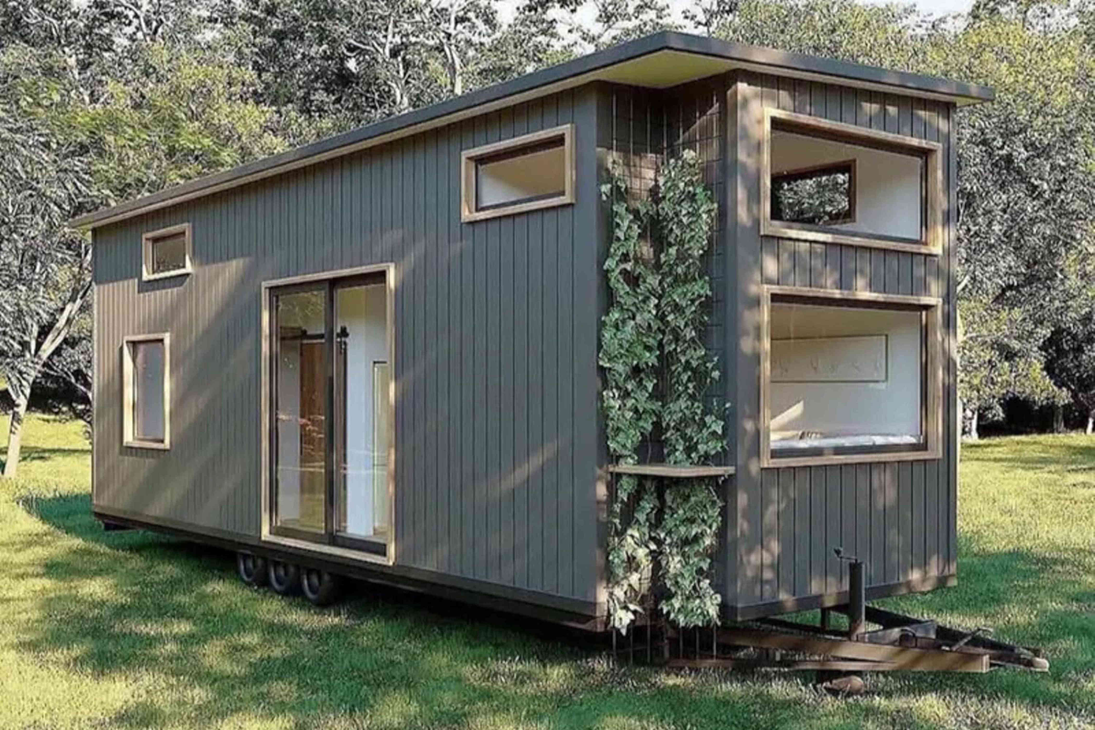This Amazon Tiny House Rivals Suburban Homes, with High Ceilings and 2 ...