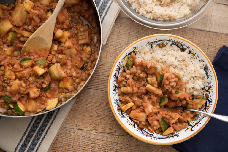 Lentils, brown rice will fill you up on a chilly winter night
