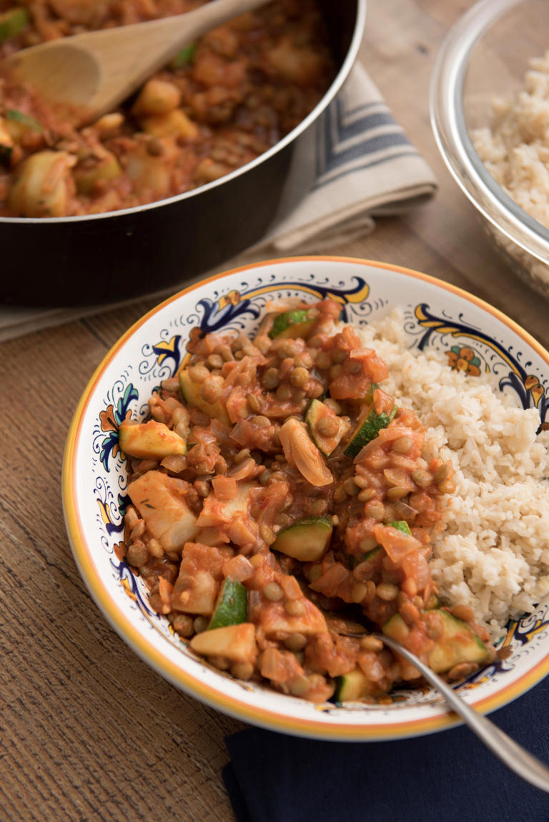 Lentils, brown rice will fill you up on a chilly winter night