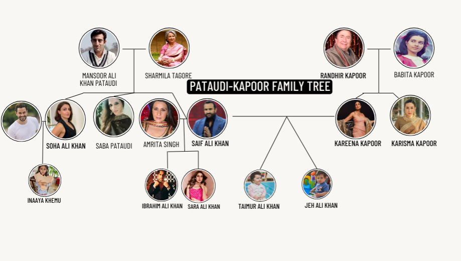 Saif Ali Khan Family Tree: Wife Kareena, A Cricket Icon, Links With ...