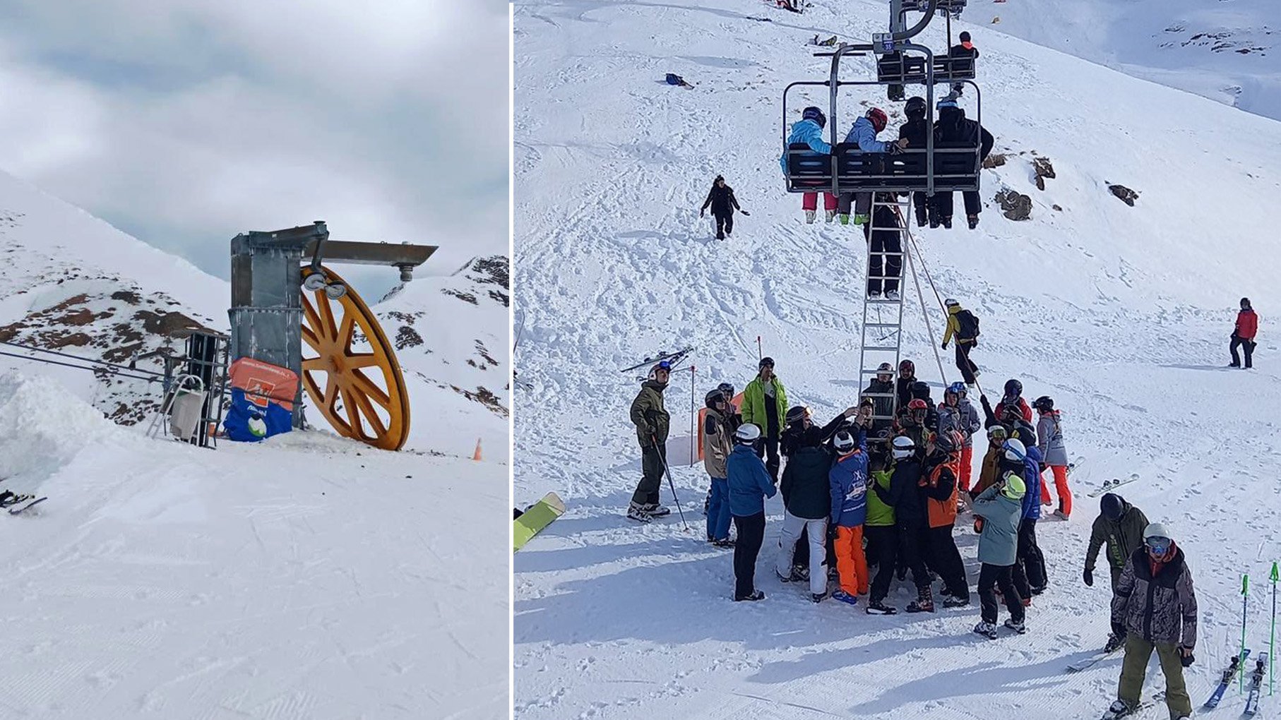 At least 15 injured and even more stranded after chairlift derails at ...