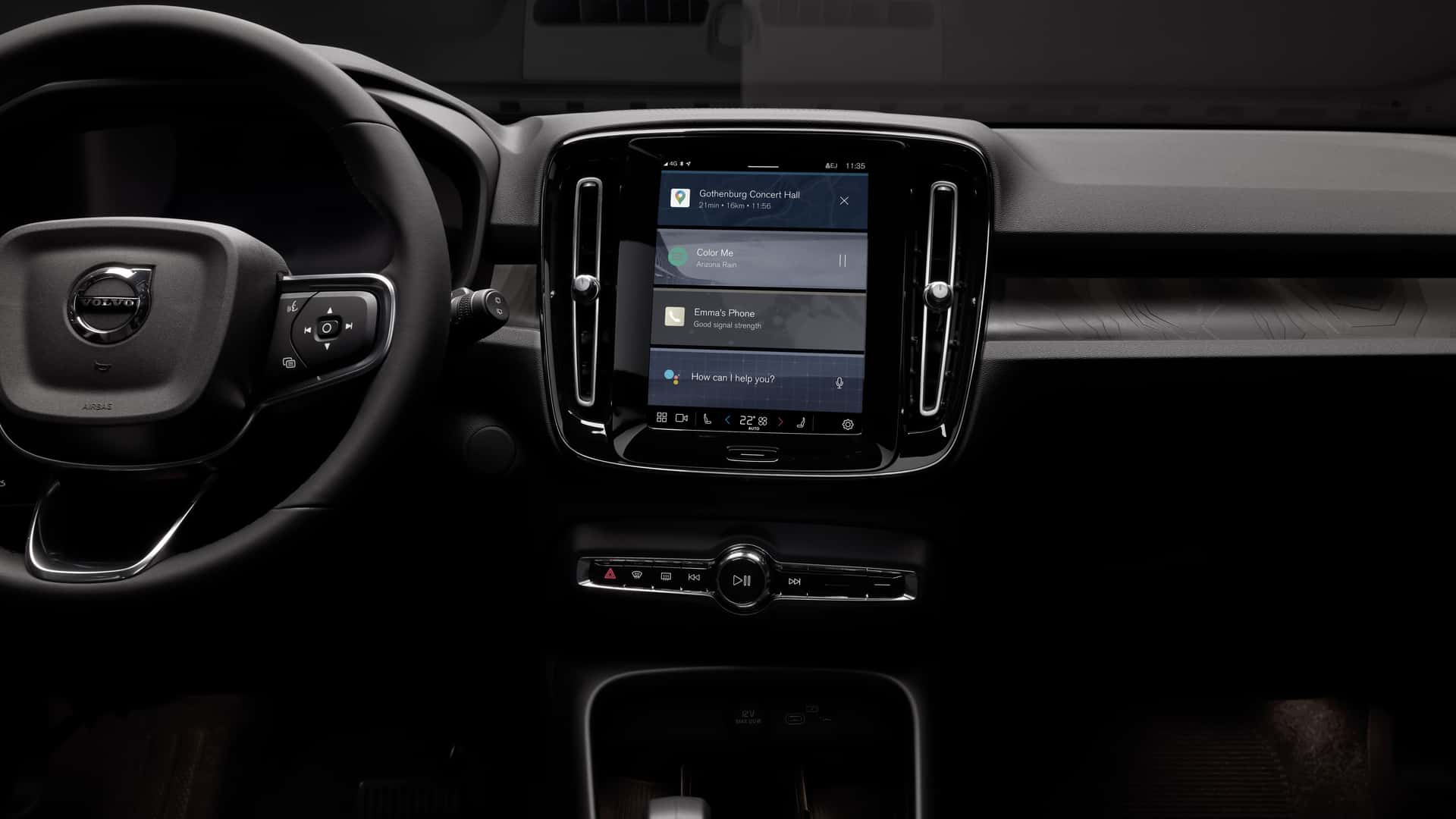 Volvo Atualiza XC40, C40, XC60 e XC90 com Android Auto