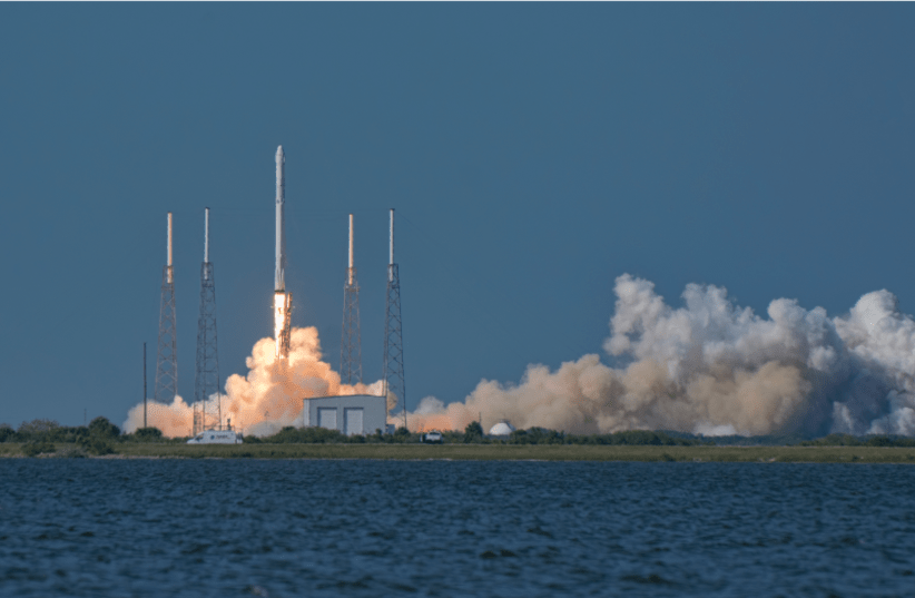 Elon Musk's Falcon 9 rocket launches two private moon landers