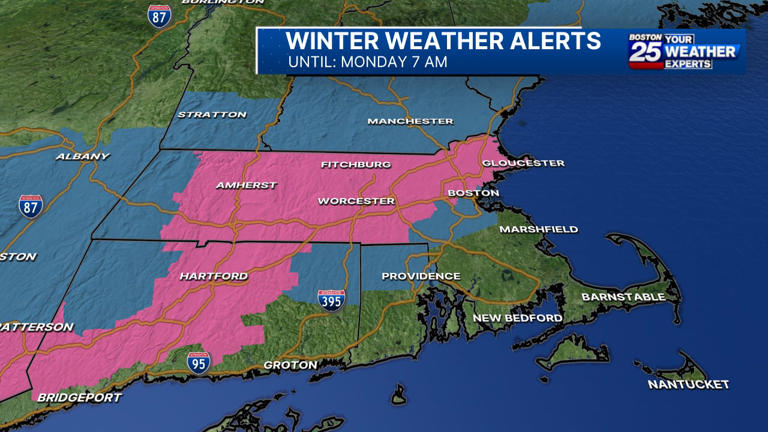 Winter storm warning issued in Massachusetts, up to 10 inches of snow ...