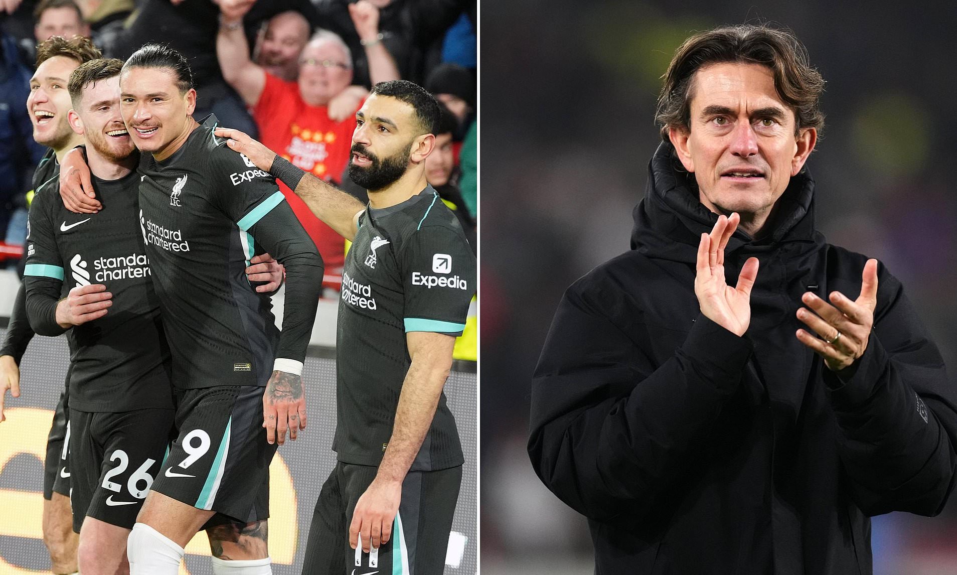 Brentford boss Thomas Frank claims Liverpool are the 'best team in the ...