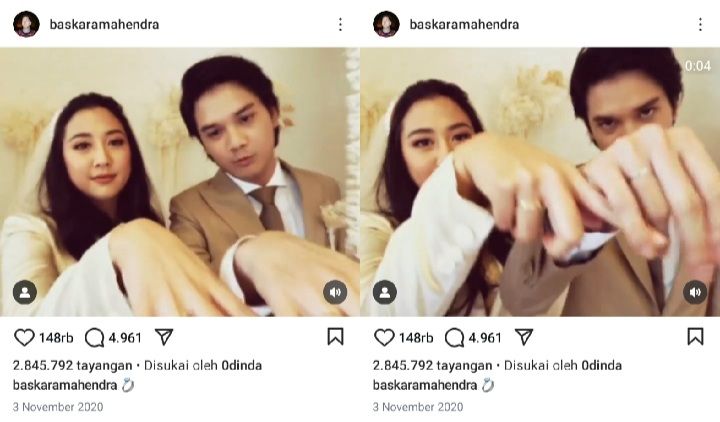 Baskara Mahendra Tak Hapus Foto Pernikahan dengan Sherina Munaf di Instagram, sang Aktor Panen ...