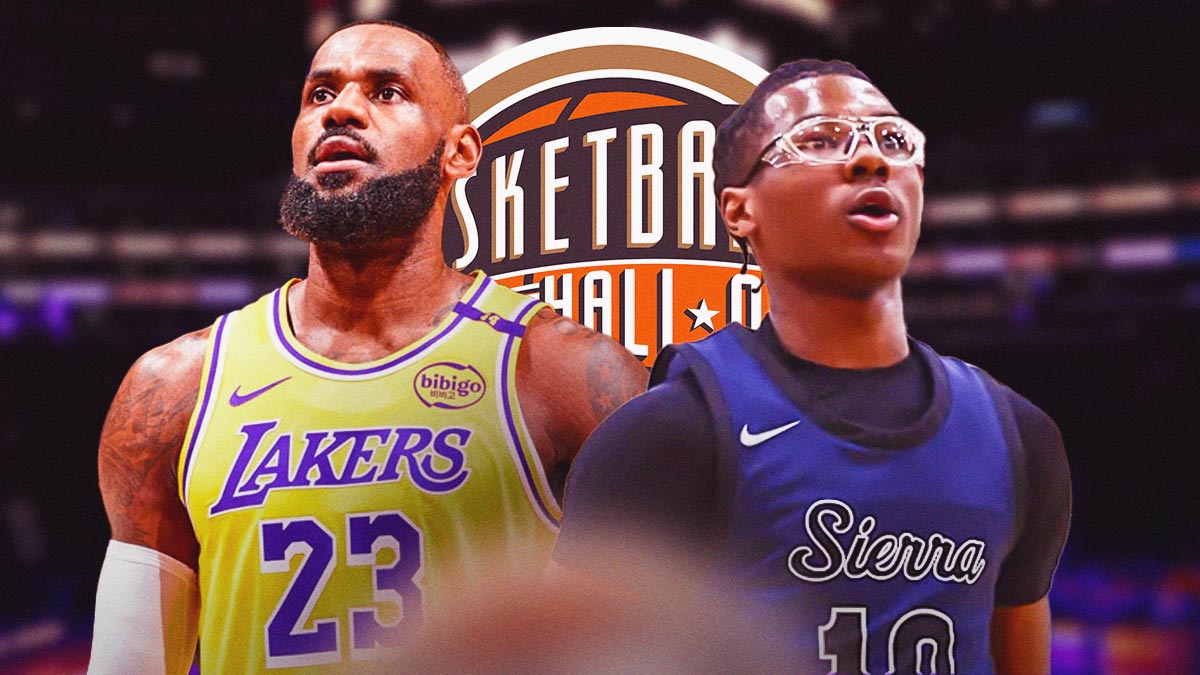 LeBron James drops ‘flame-thrower’ reaction to son Bryce’s Hoophall debut