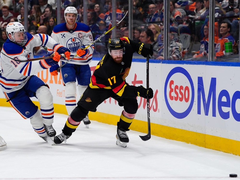 Canucks 3, Oilers 2: Impressive from start to finish — for J.T. Miller ...
