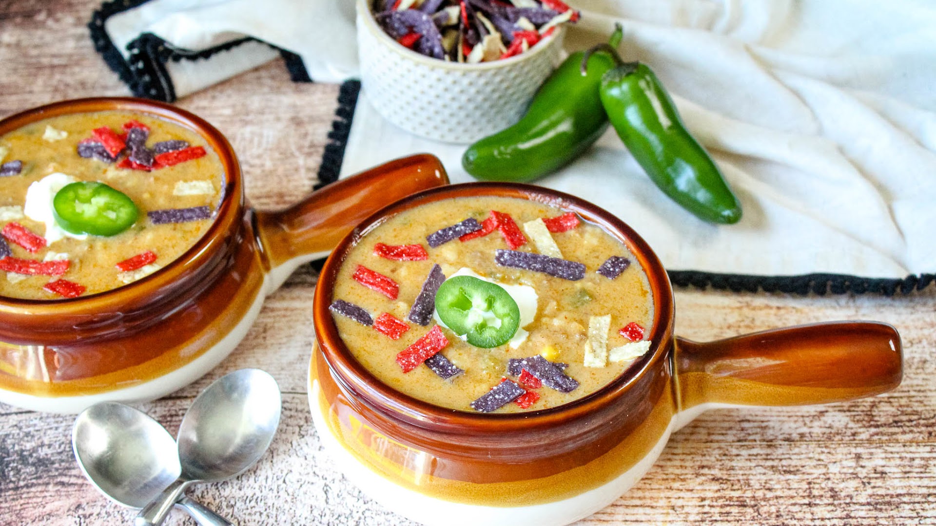 Curl up on the couch on a cold day with a bowl of hearty soup
