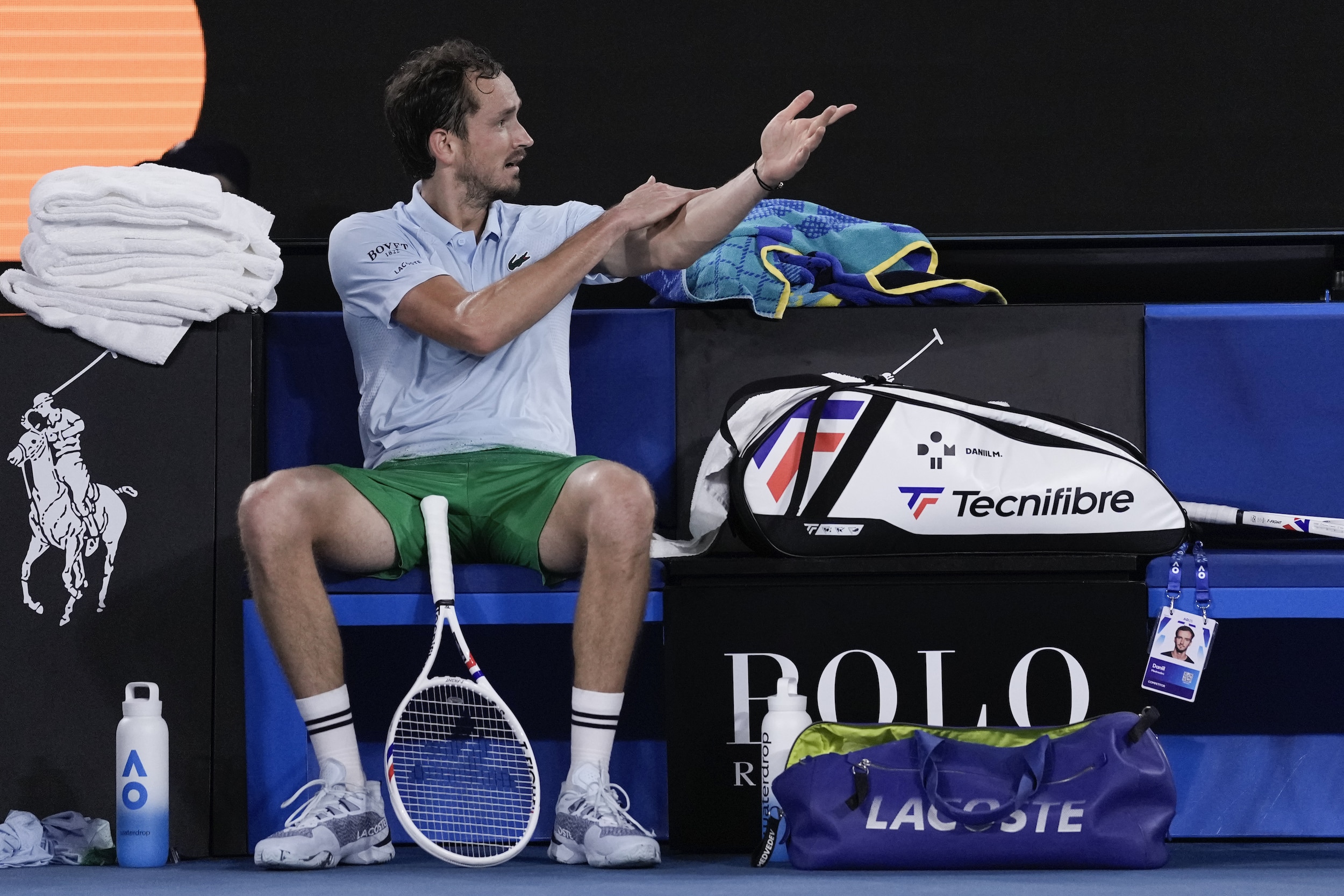 Australian Open: Daniil Medvedev fined $76,000 for outbursts
