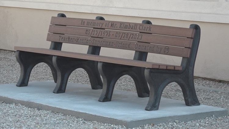 Buckeye school dedicates bench to beloved math teacher killed in car crash