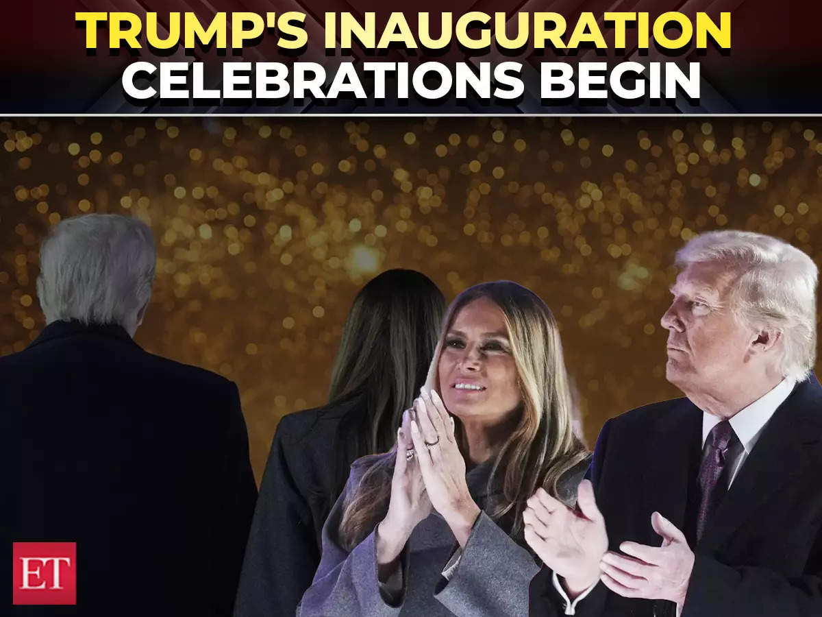 Donald Trump, Melania Trump watch stunning fireworks to kickoff ...