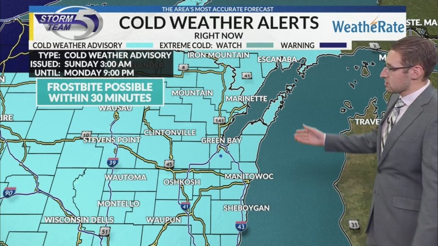 COLD WEATHER ADVISORY: Dangerous cold spills in tonight