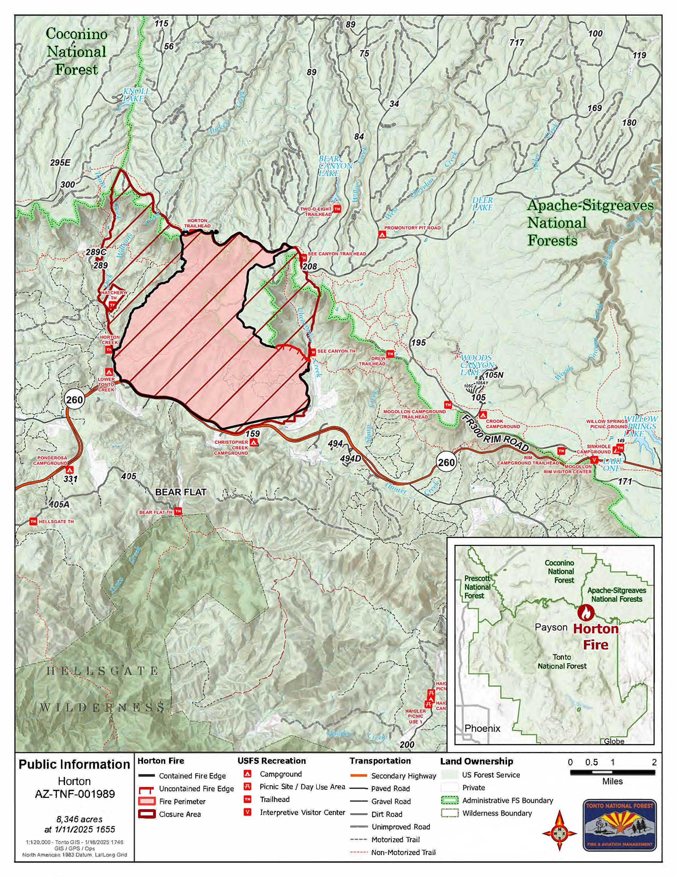 Horton Fire near Payson nearly extinguished as crews reach 94% containment