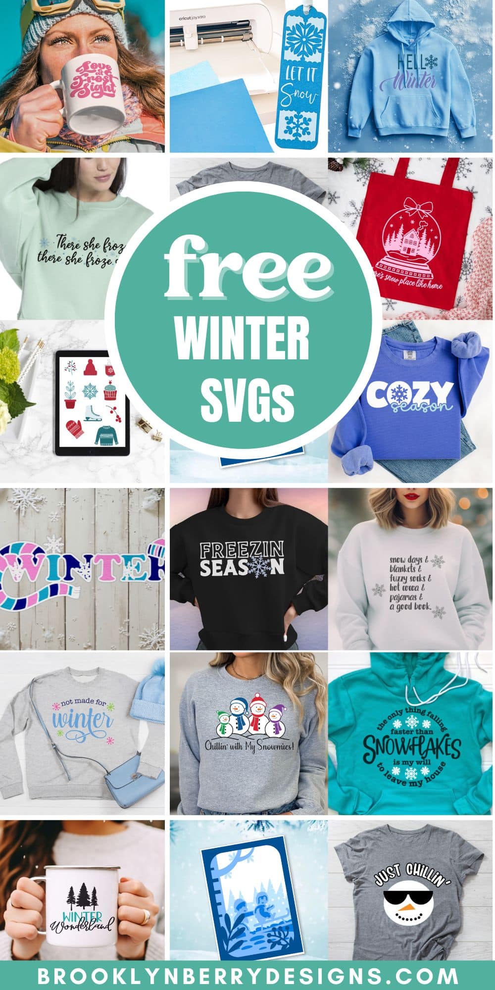 32 Free Winter Theme SVG Files