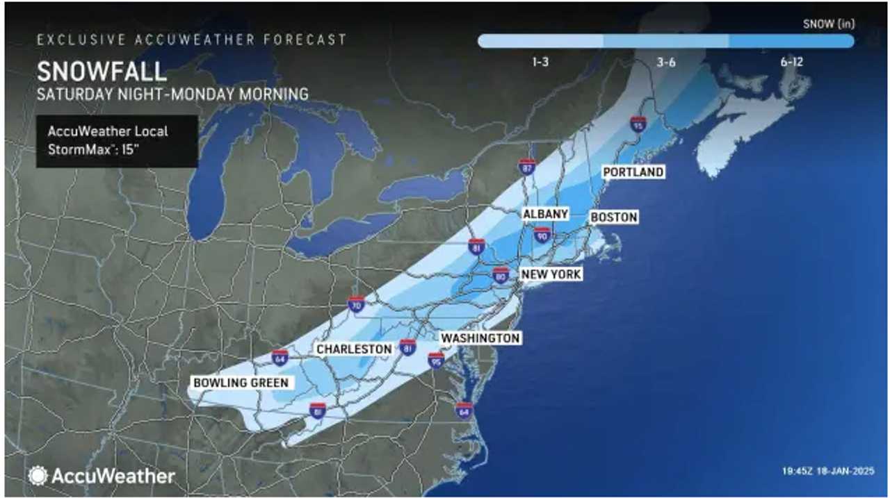 Projected Snowfall Totals Increase As Nor'easter Nears: See Where Up To ...