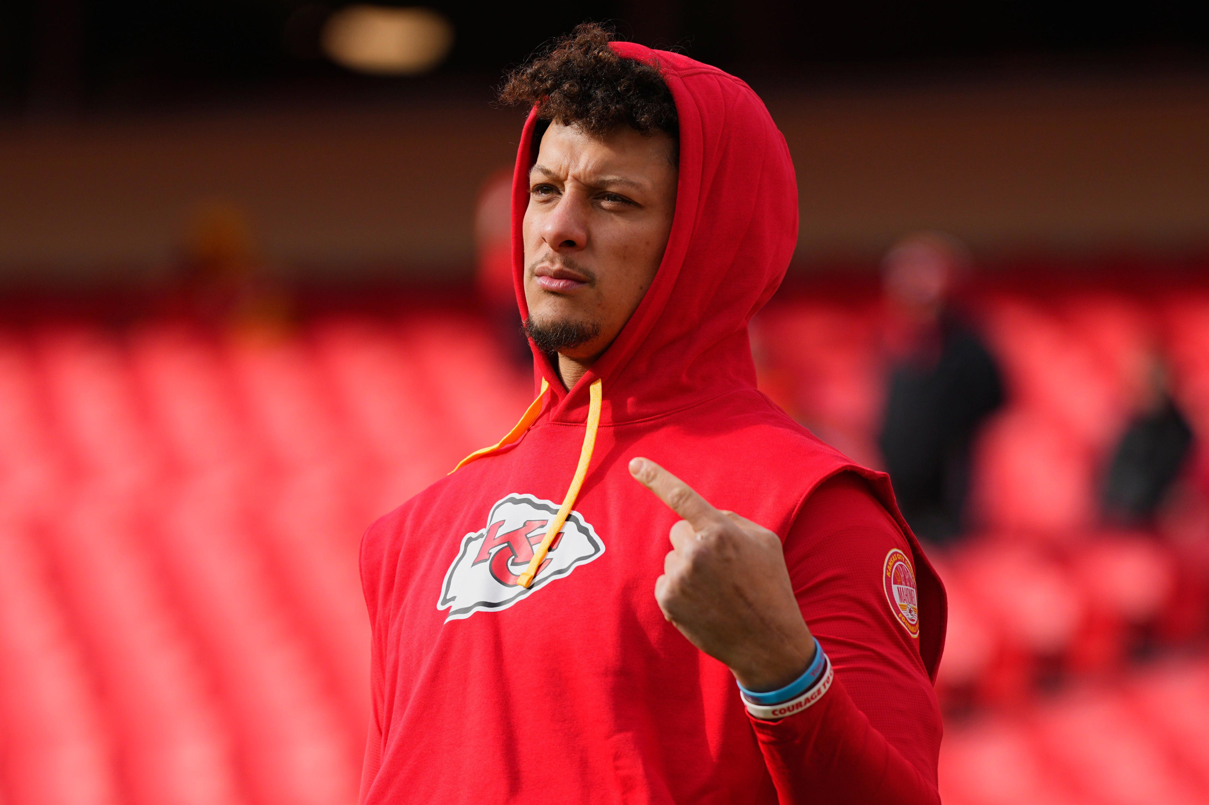 TikTok star 'The Rizzler' in attendance for Chiefs' playoff tilt vs. Texans