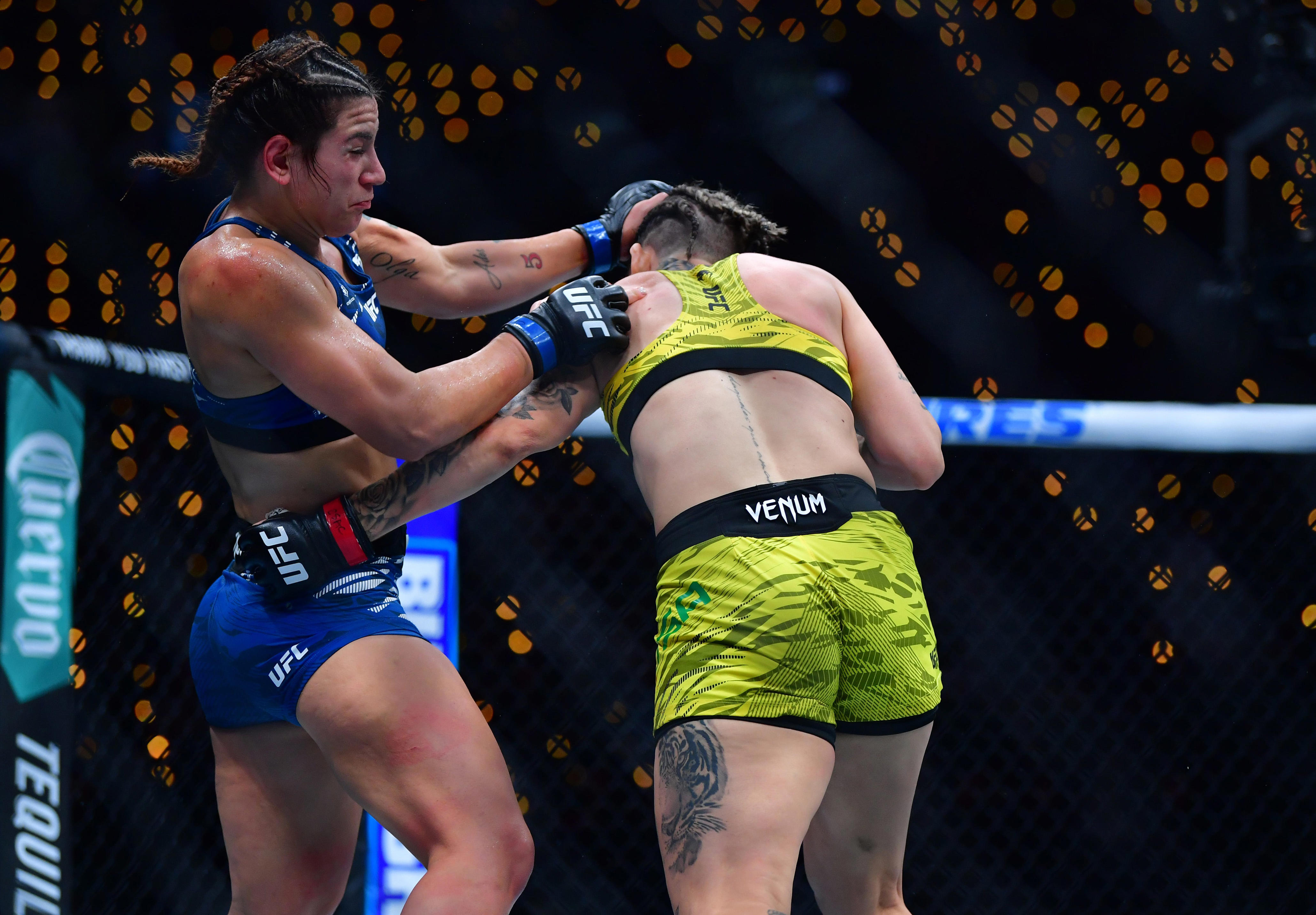 Ailin Perez def. Karol Rosa at UFC 311: Best photos