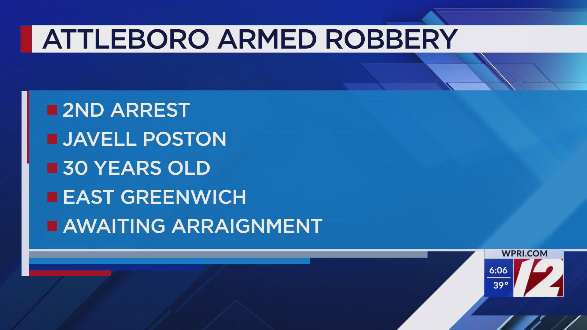 Second Attleboro armed robbery suspect arrested Second Attleboro armed robbery suspect arrested