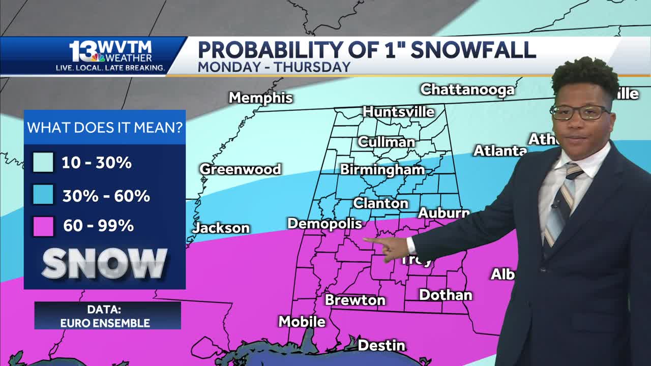 Alabama's Winter Storm: Siberian Arctic air surges into Alabama Sunday ...