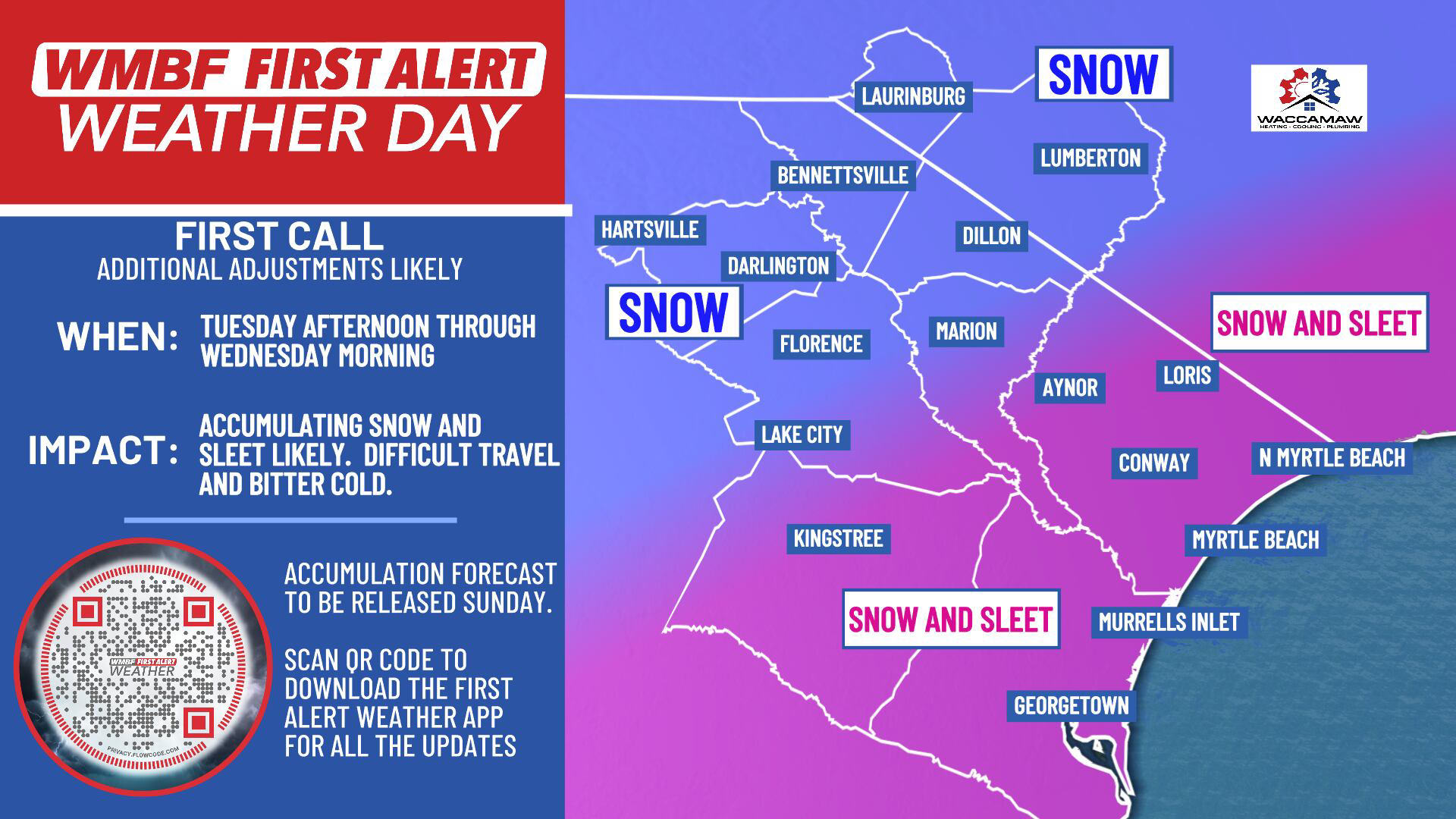 FIRST ALERT WEATHER DAY: Winter weather threat increasing next week FIRST ALERT WEATHER DAY: Winter weather threat increasing next week