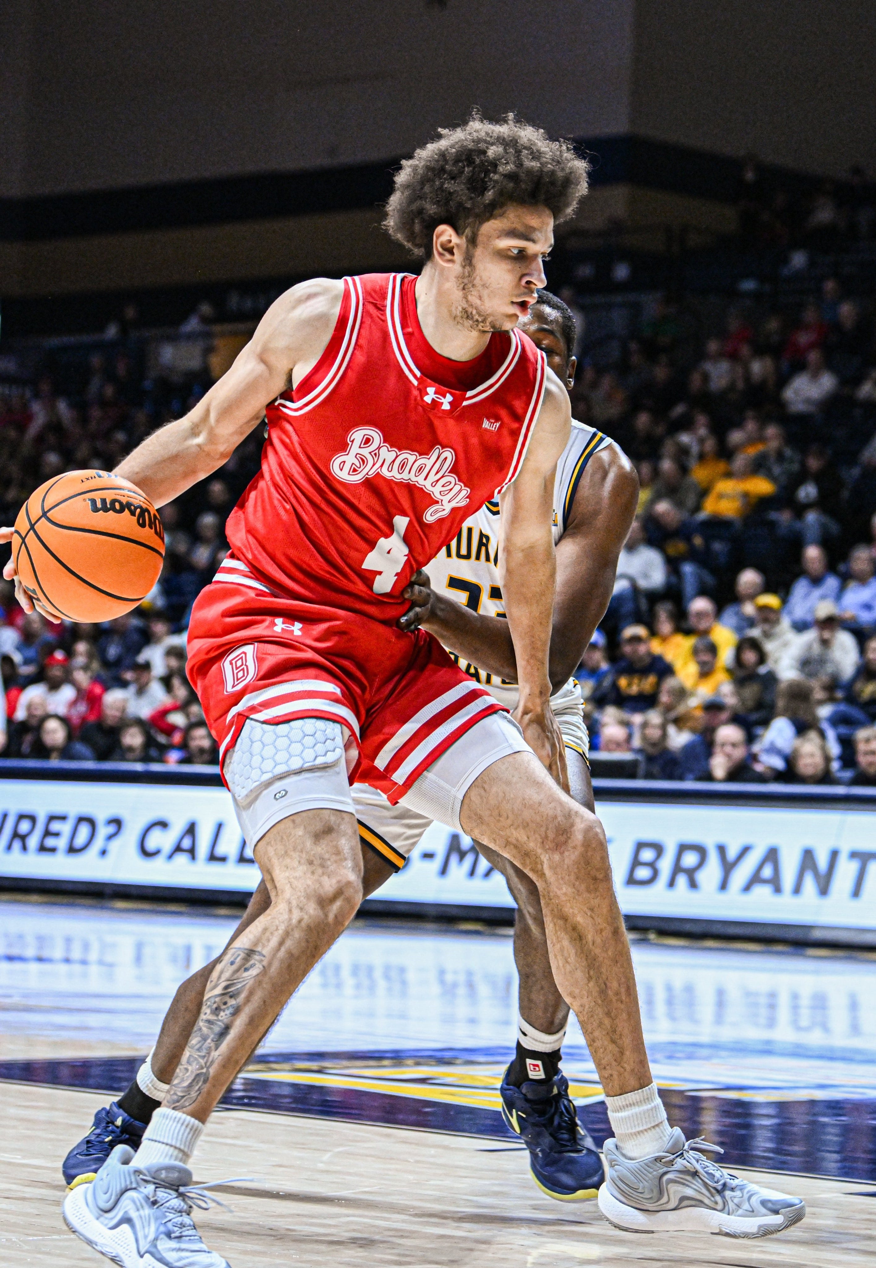 Bradley basketball vs Murray State: Big man has career outing to help ...