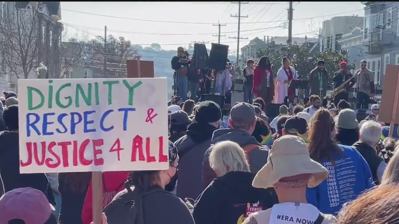 Reproduction, immigration activist march through San Francisco ahead of ...
