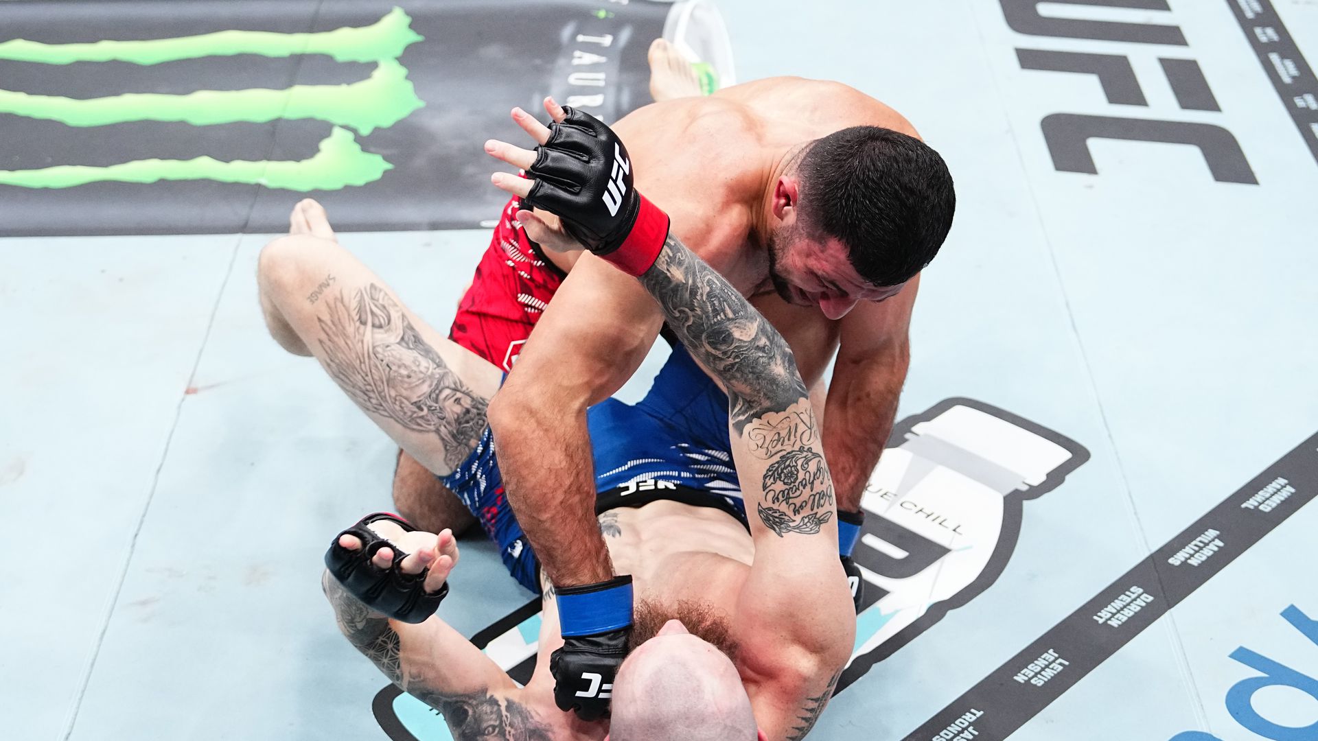 UFC 311 video: Azamat Bekoev scores scary ground-and-pound knockout on ...