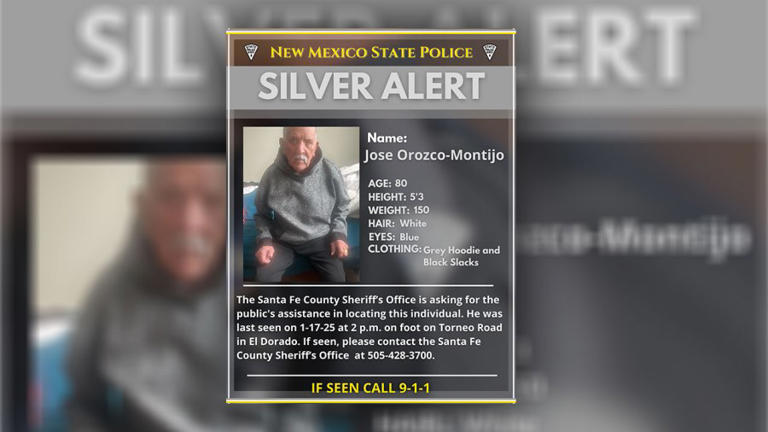 Silver Alert for missing 80-year-old man Silver Alert for missing 80-year-old man