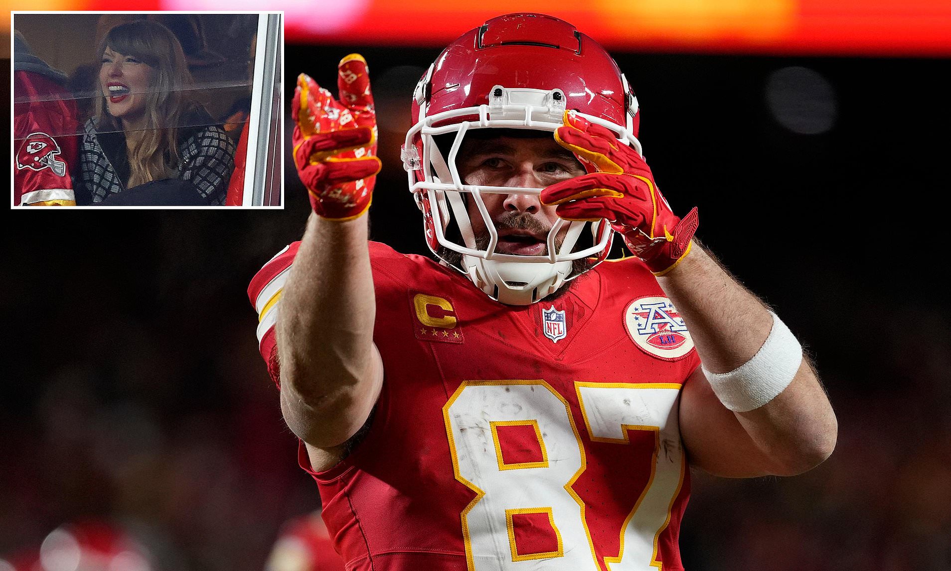 Travis Kelce makes NFL history in front of Taylor Swift as he powers ...