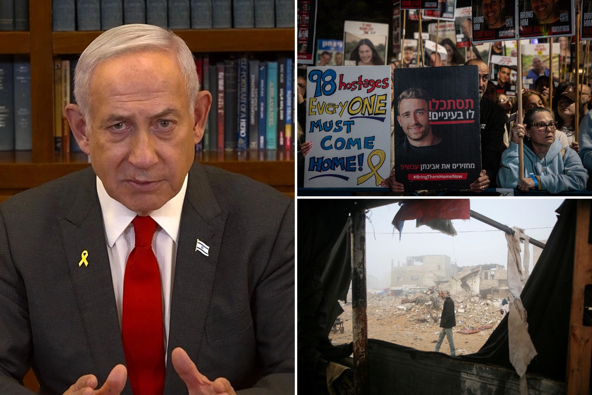 Netanyahu says cease-fire deal delayed as Hamas still has not provided ...