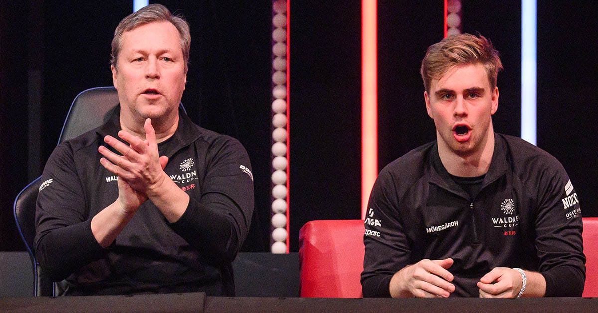 Jan-Ove Waldner och Truls Möregårdh gör upp i helt ny sport