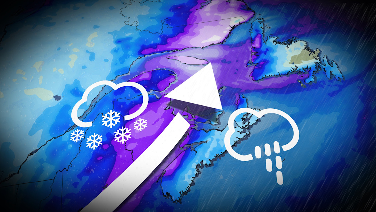 Disruptive storm slides into Atlantic Canada with heavy snow