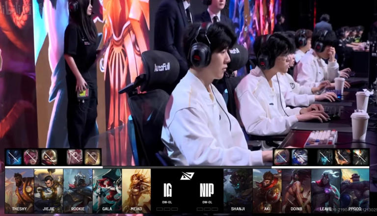 LPL常规赛：IG 1-3 NIP，Leave四杀收尾，Doinb首战让一追三