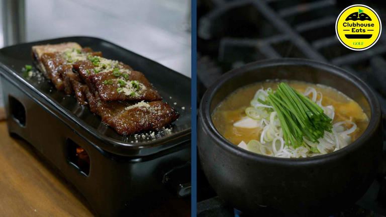 This luxe Korean club serves up an epic post-round feast