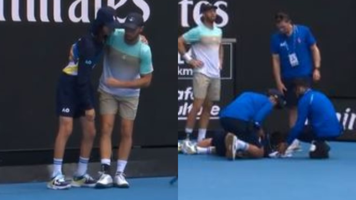 Australian Open: Ball kid collapses in distressing moment during ...