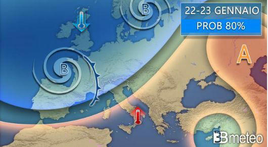 Meteo, ancora pioggia e neve: dalla porta atlantica piombano sull'Italia una scia di ...