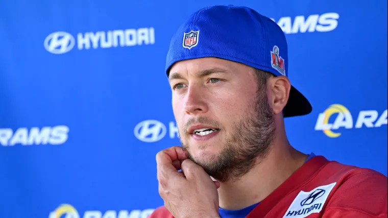 Matthew Stafford teeth, explained: NFL fans notice Rams QB's bright ...
