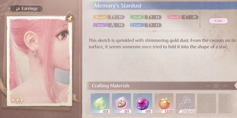 Infinity Nikki: How To Craft Memory's Stardust