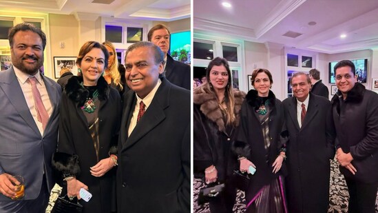 First pictures of Mukesh Ambani, Nita Ambani at Donald Trump's pre ...
