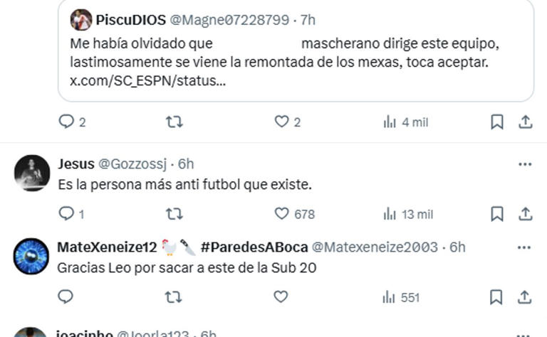 Controvertida decisión de Javier Mascherano con Lionel Messi en su primer partido como DT del ...