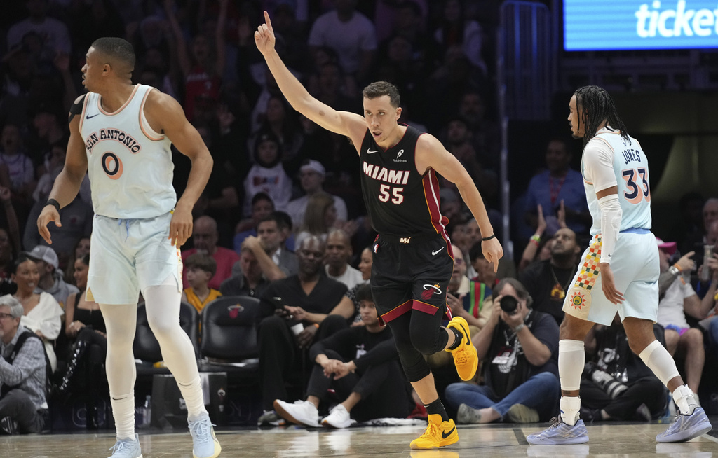 Rookie Kel’el Ware matches season high with 25 points in the Heat's 128 ...