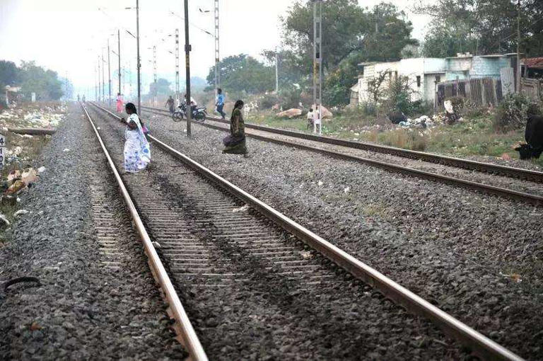 2 minor sisters playing near rail track crushed by train in UP