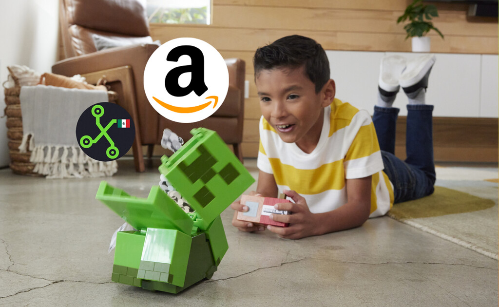 Creeper a control remoto: el juguete de Minecraft con luces y sonido ...