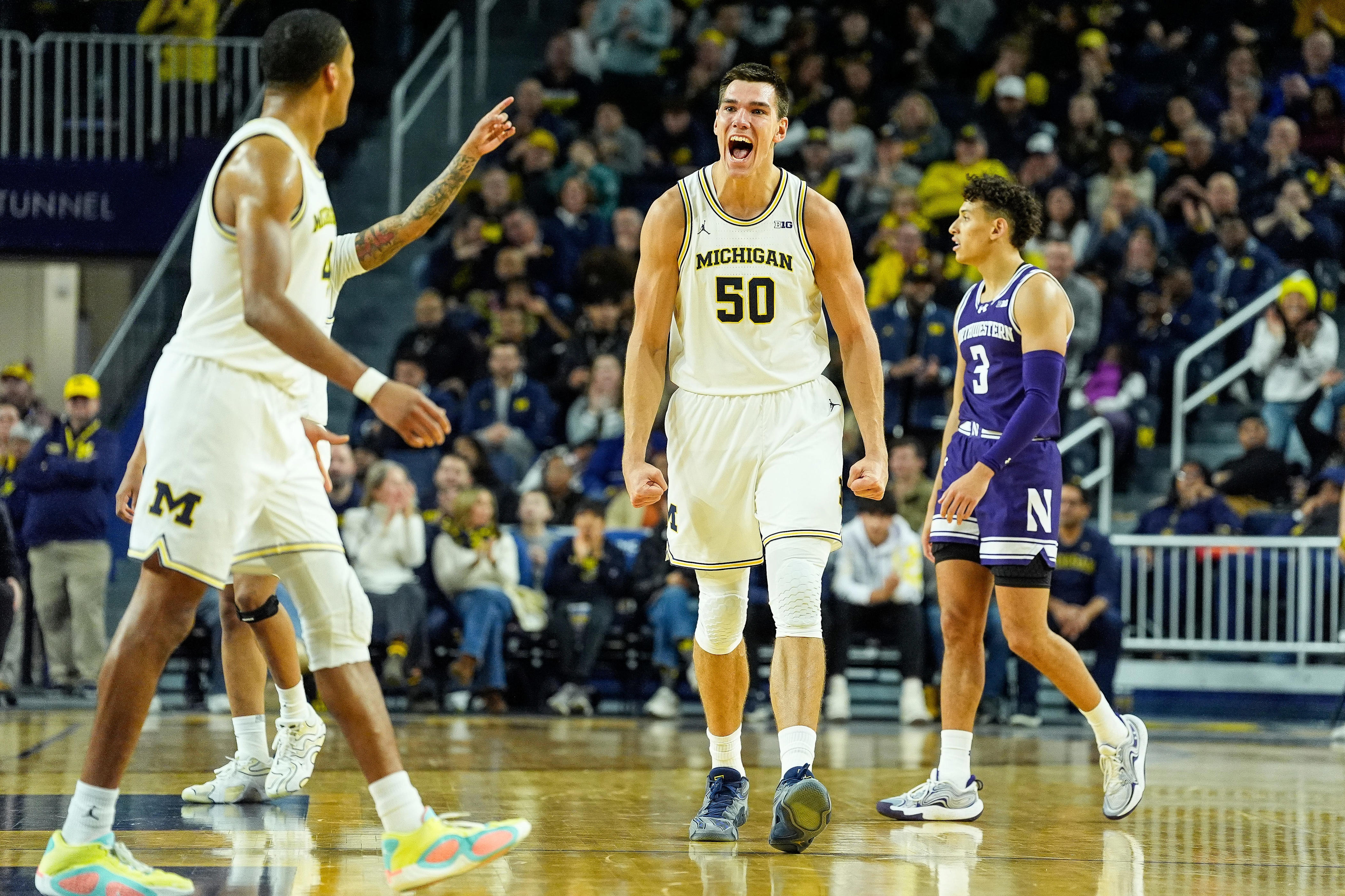 Halfway into Big Ten play, Michigan basketball living up to Dusty May's ...