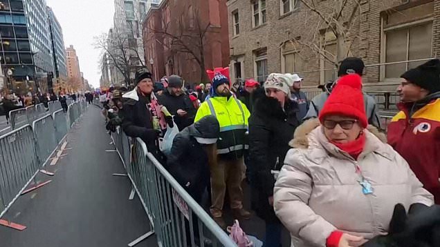 Huge line for Trump victory rally in DC stretches around the block