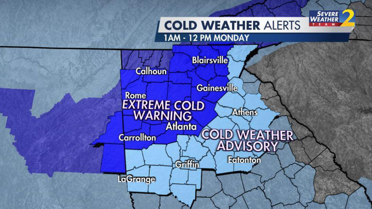 Extreme cold warning in effect