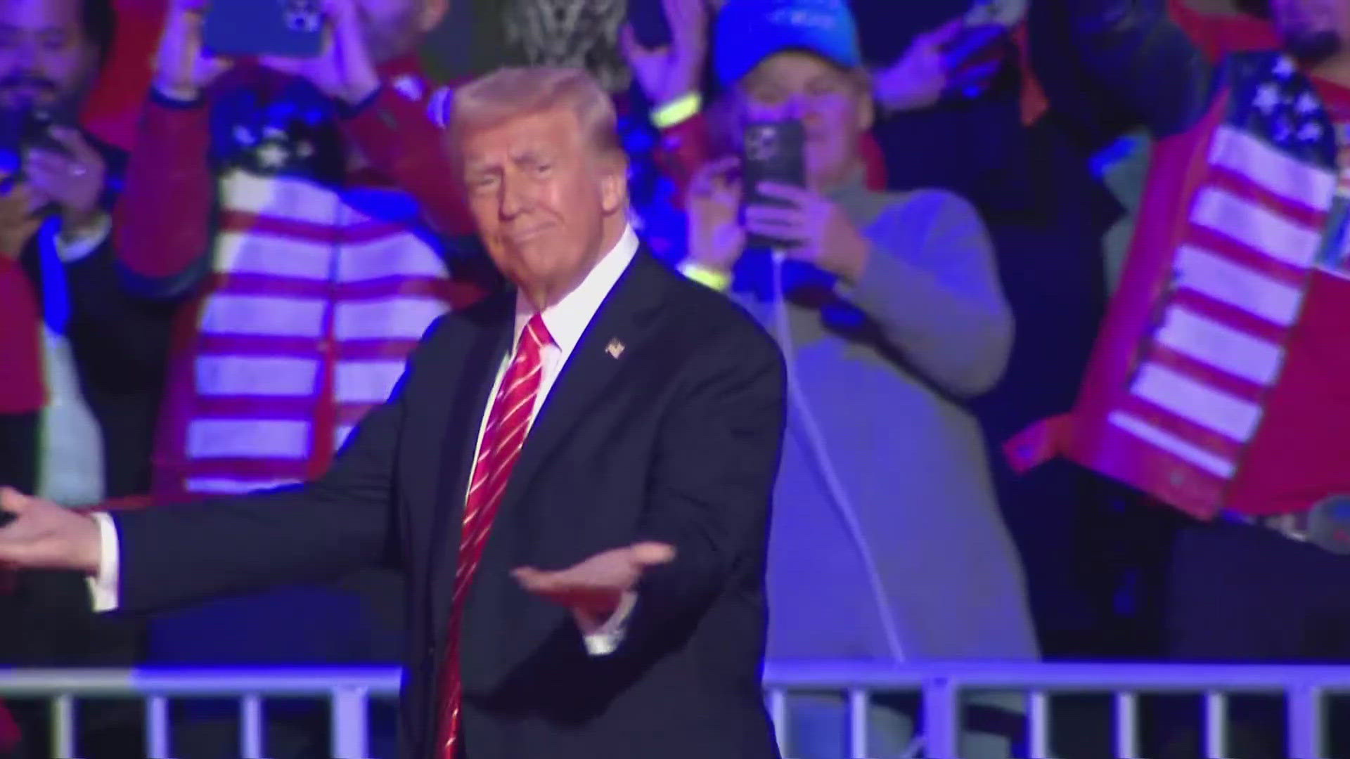 Trump's rally at Capital One Arena recap